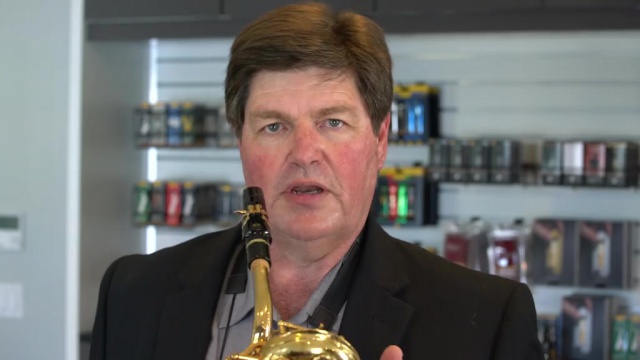 Jay Mason visiting the Vandoren Studio in Los Angeles